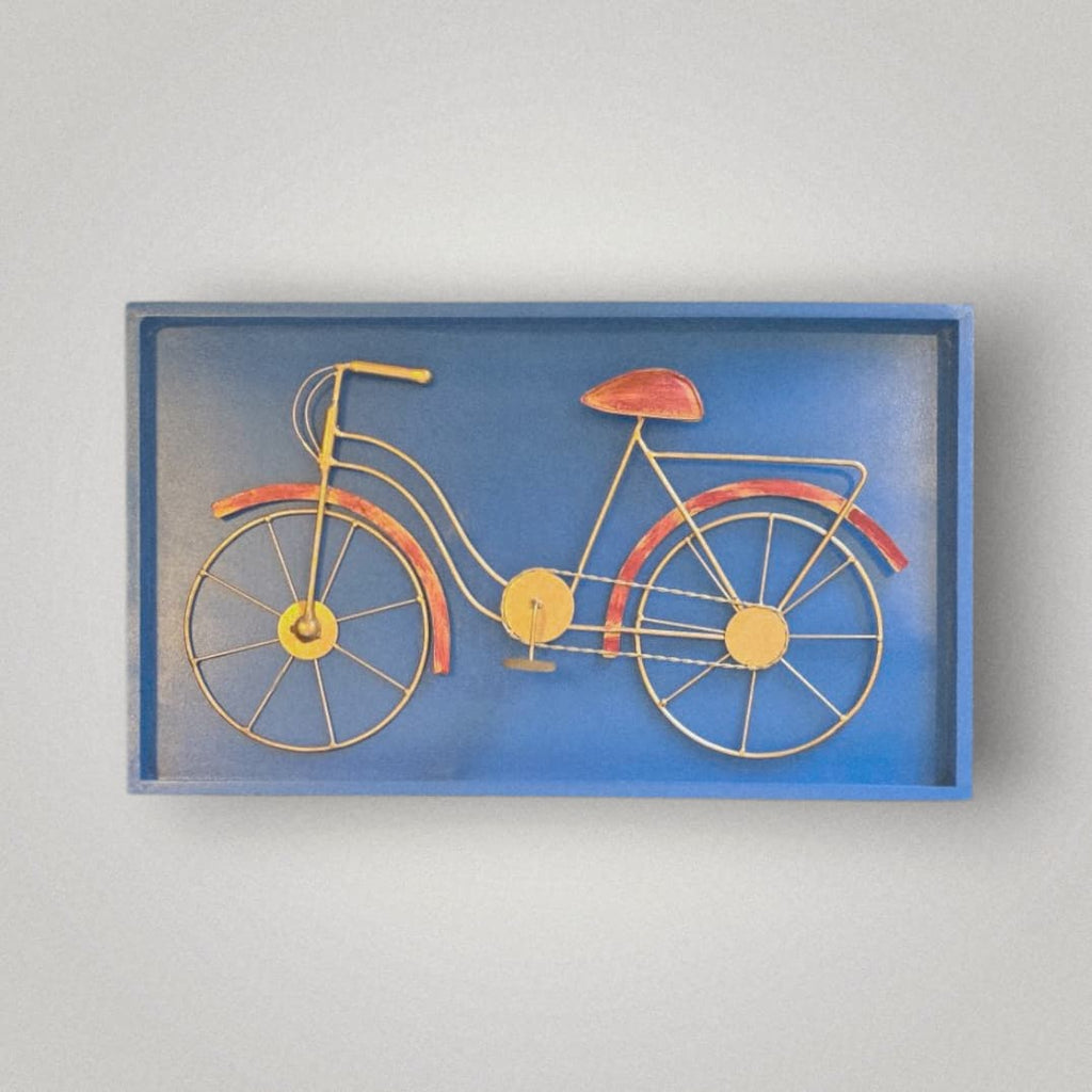 Retro Cycle Wall Frame – Studio Red Lifestyle